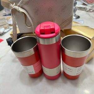 Stanley | Kitchen | Stanley Cup Target Trio Set Of Red Pint Cups And ...